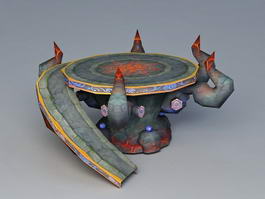 Staff of frozen hearts 3d model 3dsMax files free download - modeling ...