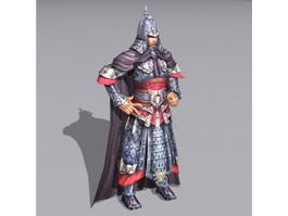 Medieval Chinese General 3d model 3ds Max files free download - CadNav