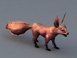 Running Fox Animation 3d model 3ds Max files free download - CadNav
