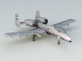 A-10 Thunderbolt II 3d model 3ds Max,Object files free download - CadNav