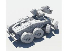 Sci-Fi Tank 3d model Maya files free download - CadNav