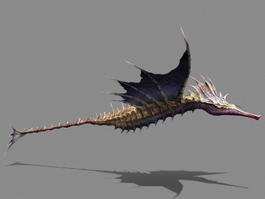 Sea Dragon 3d model 3ds Max files free download - CadNav