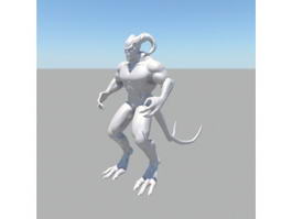 Scary Monster Demon 3d model 3D Studio,3ds Max,Object files free ...