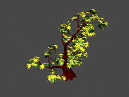 Yellow Maple Tree 3d model Maya files free download - CadNav