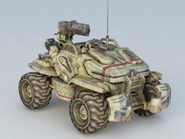 Sci-Fi Tank 3d model 3ds Max files free download - CadNav