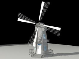 Tower Mill 3d model 3ds Max files free download - CadNav