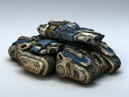 Starcraft Siege Tank 3d model 3ds Max files free download - CadNav