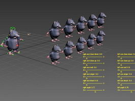 Fat Rat Rig 3d model 3ds Max files free download - CadNav