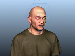 Portrait Man Male 3d model Maya files free download - CadNav