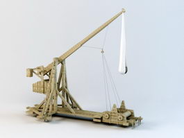Counterweight Trebuchet 3d model 3ds Max files free download - CadNav