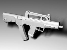 Type 05 Suppressed Submachine Gun 3d model 3ds Max files free download ...