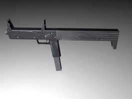 PP-90 Submachine Gun 3d model Maya files free download - CadNav