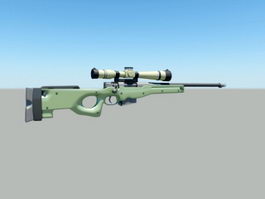 Sniper Gun 3d model Maya files free download - CadNav