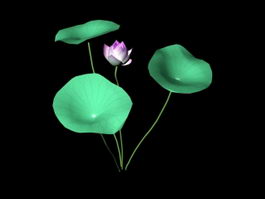 Lotus Flower 3d model 3D Studio files free download - CadNav