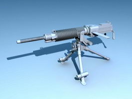 Machine gun 3d model free download - CadNav