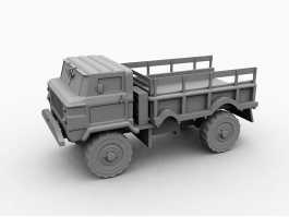 Vintage Dump Truck 3d model 3ds Max files free download - CadNav