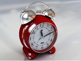 Red Alarm Clock 3d model 3ds Max files free download - CadNav