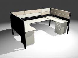 Modular Office Workstations 3d model 3ds Max files free download - CadNav