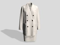 Off White Skirt Suit 3d model Object files free download - CadNav