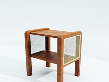 Small Wooden End Table 3d model Blender files free download - CadNav