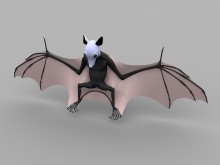 Anime Bat Monster 3d model 3D Studio,3ds Max,Object files free download ...